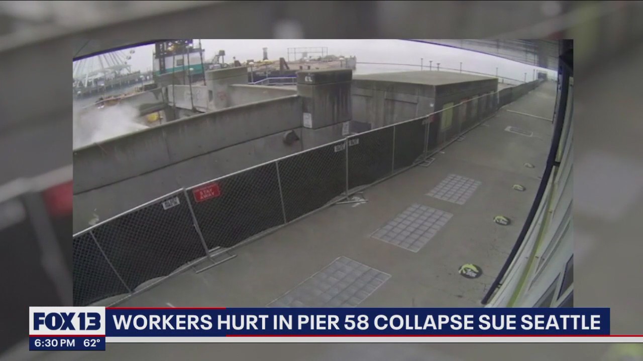 Workers injured in Pier 58 collapse sue Seattle | FOX 13 Seattle