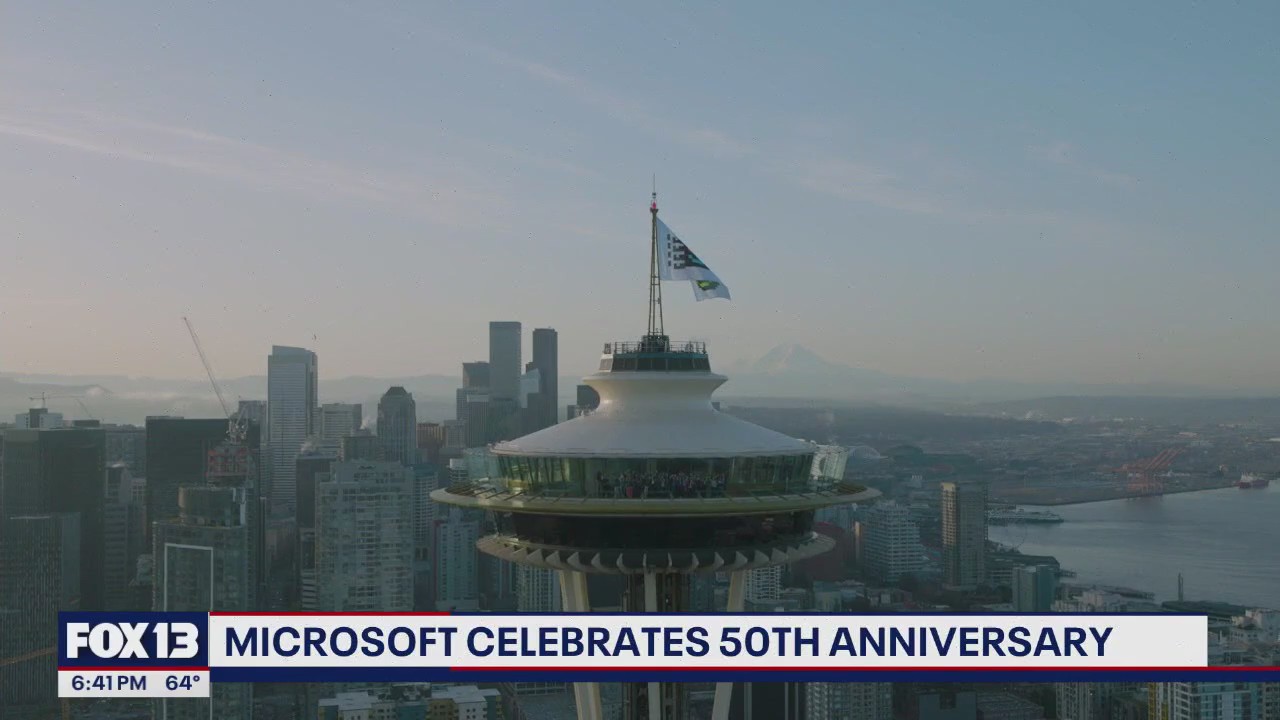 Microsoft celebrates 50th anniversary | FOX 13 Seattle