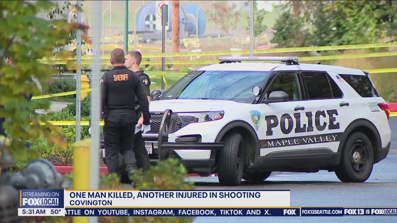 1 killed, 1 injured after shooting in Covington, WA | FOX 13 Seattle