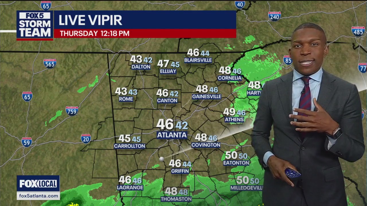 Thursday midday weather forecast | FOX 5 Atlanta