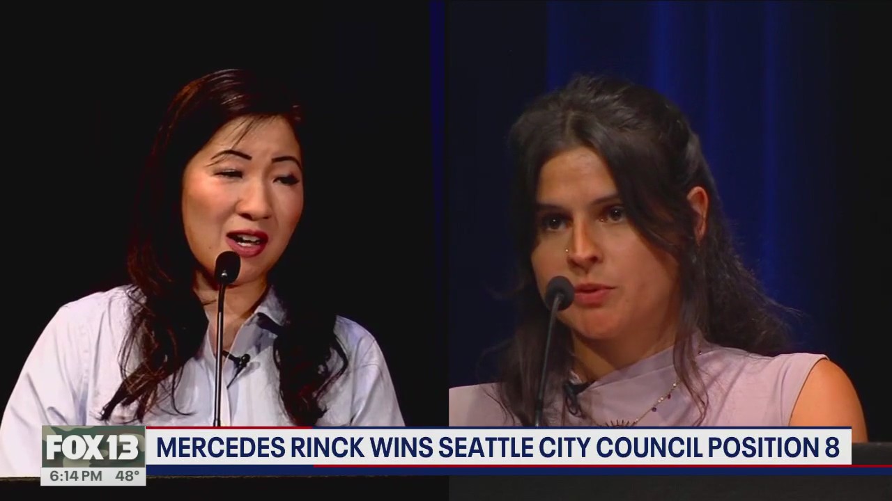 Alexis Mercedes Rinck wins Seattle City Council position 8 | FOX 13 Seattle