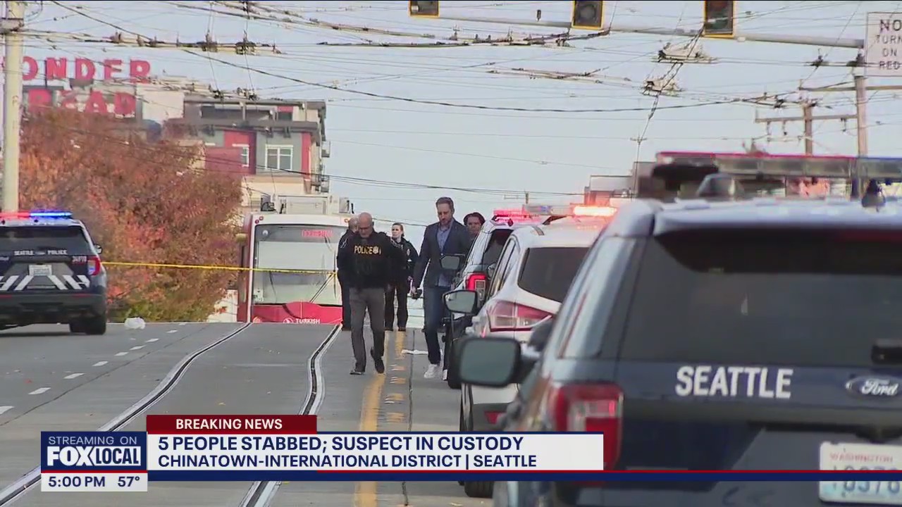 5 people stabbed in Seattle, suspect in custody | FOX 13 Seattle