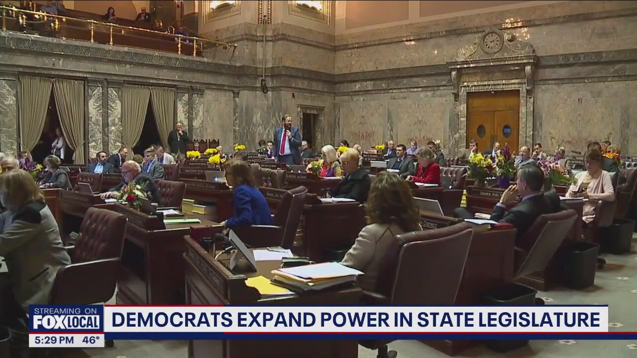 Democrats expand power in WA state legislature | FOX 13 Seattle