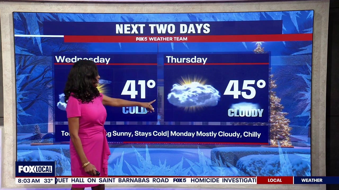 DC Weather Authority: Sunday 8 a.m. forecast | FOX 5 DC