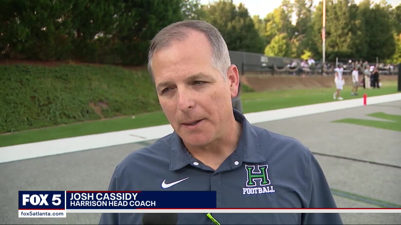 Harrison Football Head Coach Josh Cassidy | FOX 5 Atlanta