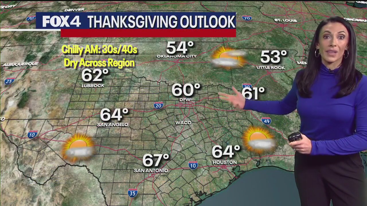 Dallas weather: Nov. 25 morning forecast | FOX 4 Dallas-Fort Worth