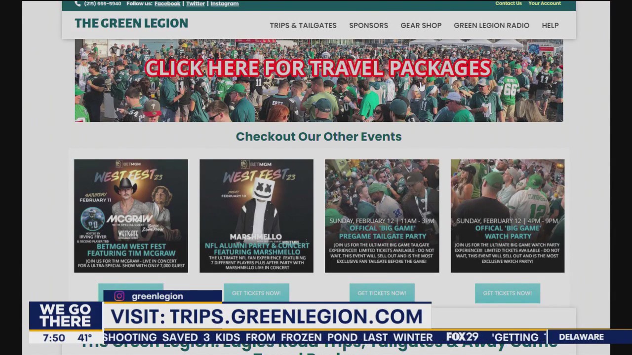 Green Legion offering Super Bowl travel packages | FOX 29 Philadelphia