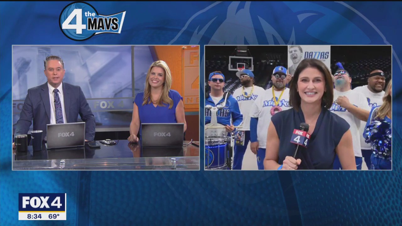 Shannon plays with Mavericks Drumline | FOX 4 Dallas-Fort Worth
