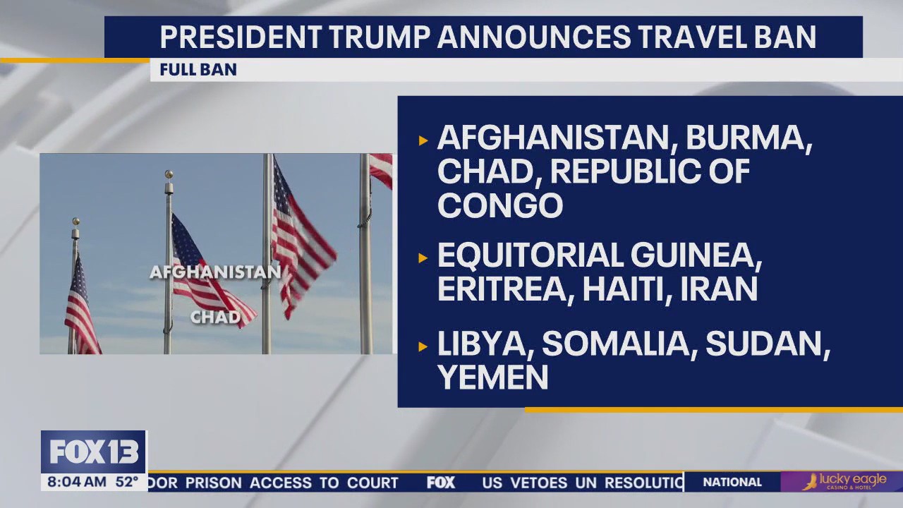 Trump travel ban starts Monday | FOX 13 Seattle