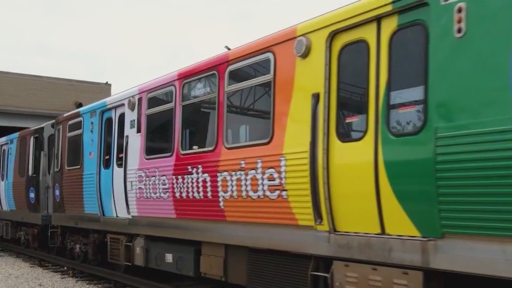 Chicago celebrates Pride Month with specially designed CTA trains | FOX ...