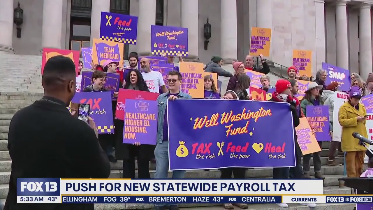 Push for new statewide payroll tax | FOX 13 Seattle