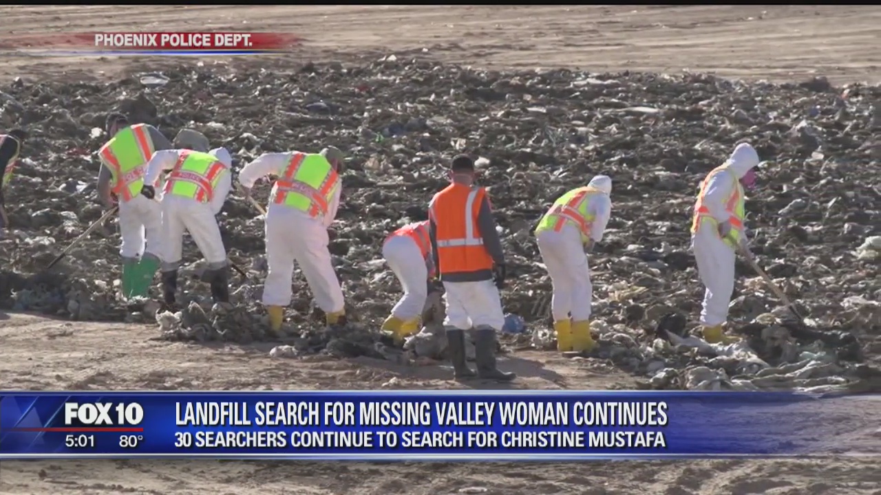 Search for missing Christine Mustafa continues at Phoenix landfill ...