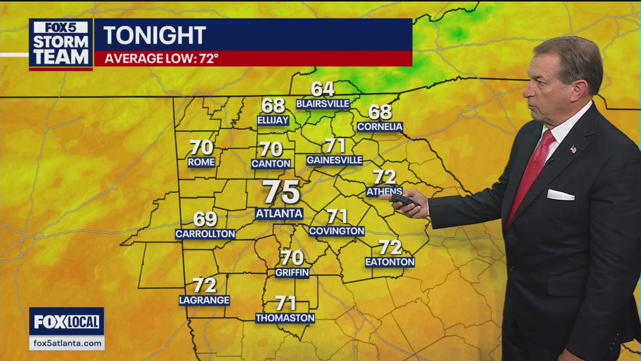 Friday night weather forecast | FOX 5 Atlanta