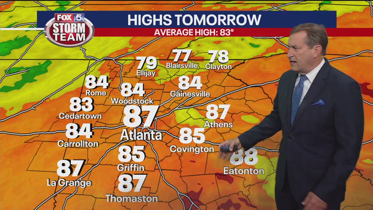 Thursday night forecast | FOX 5 Atlanta