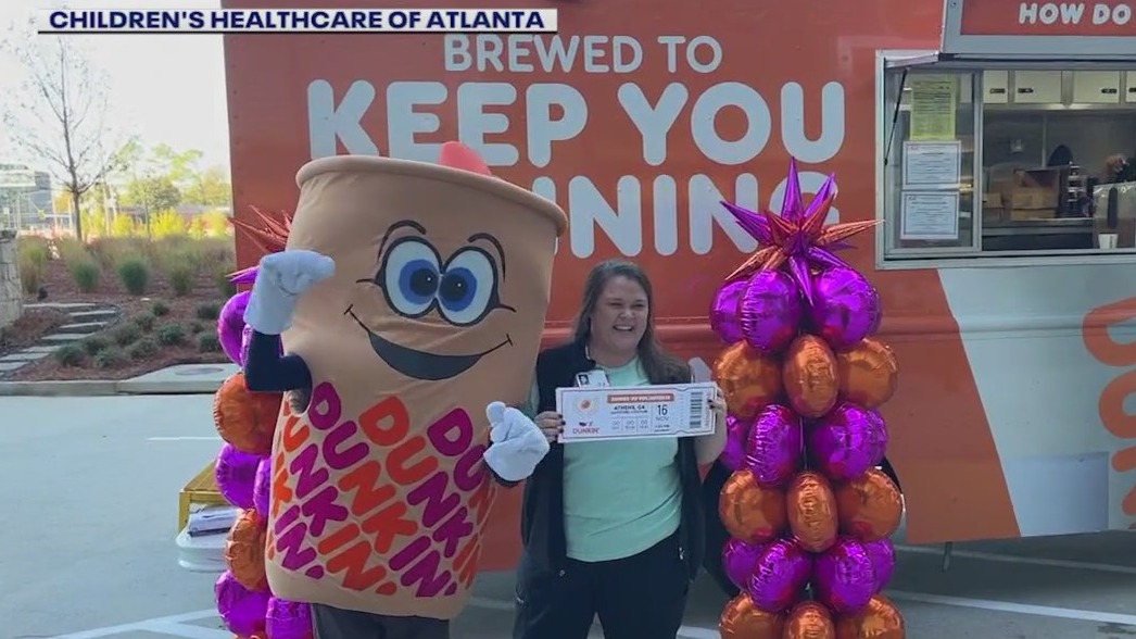 Dunkin surprises Children's Healthcare nurse | FOX 5 Atlanta