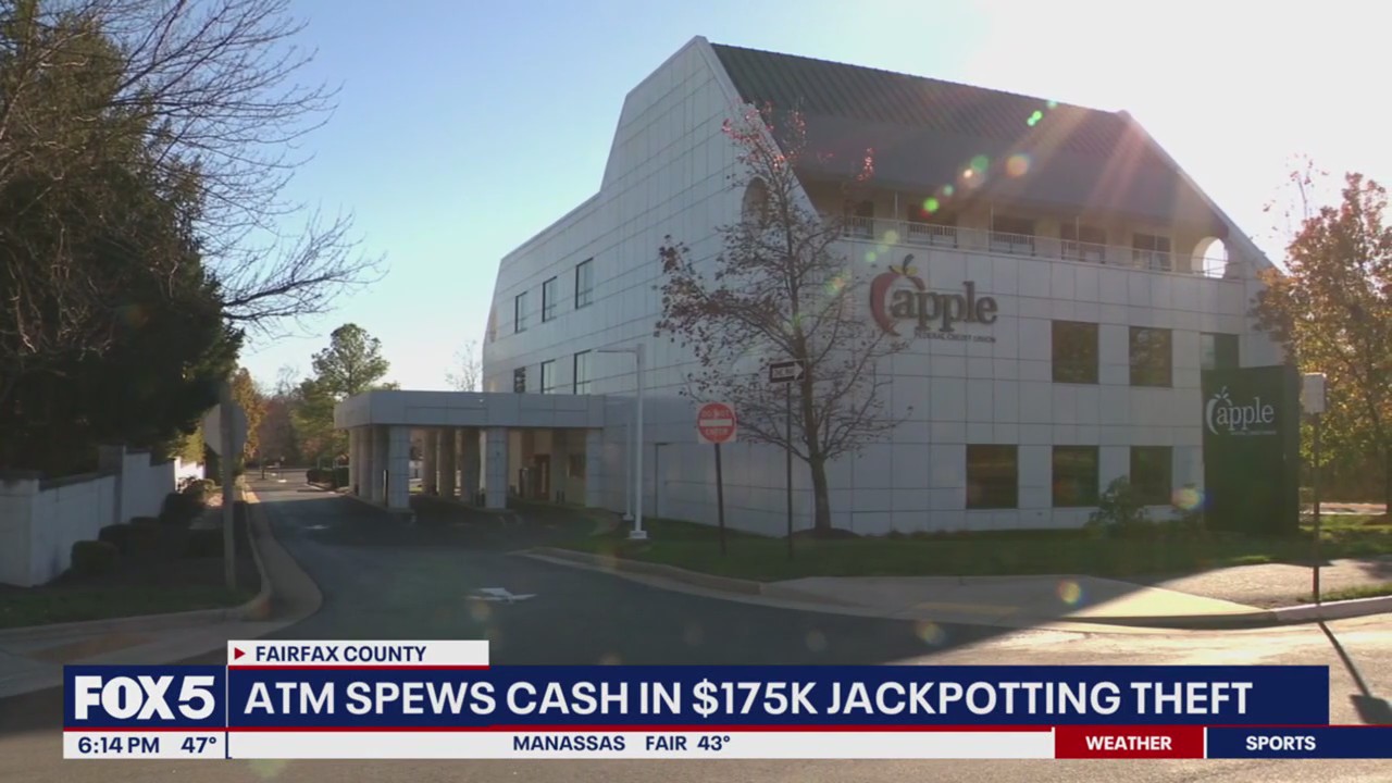 $175K stolen from Virginia ATM in jackpotting hack: police | FOX 5 DC