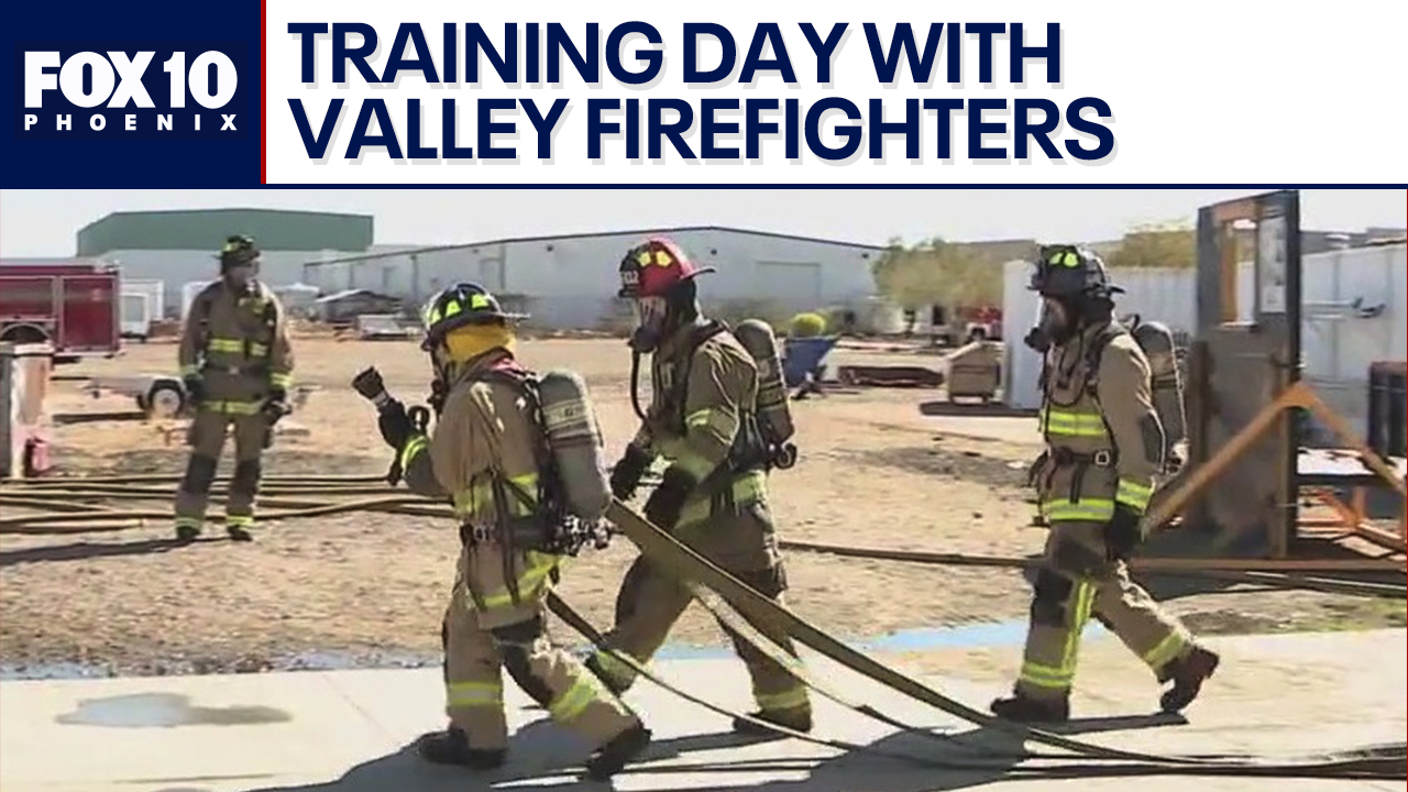 Reporter joins local firefighters for training | FOX 10 Phoenix