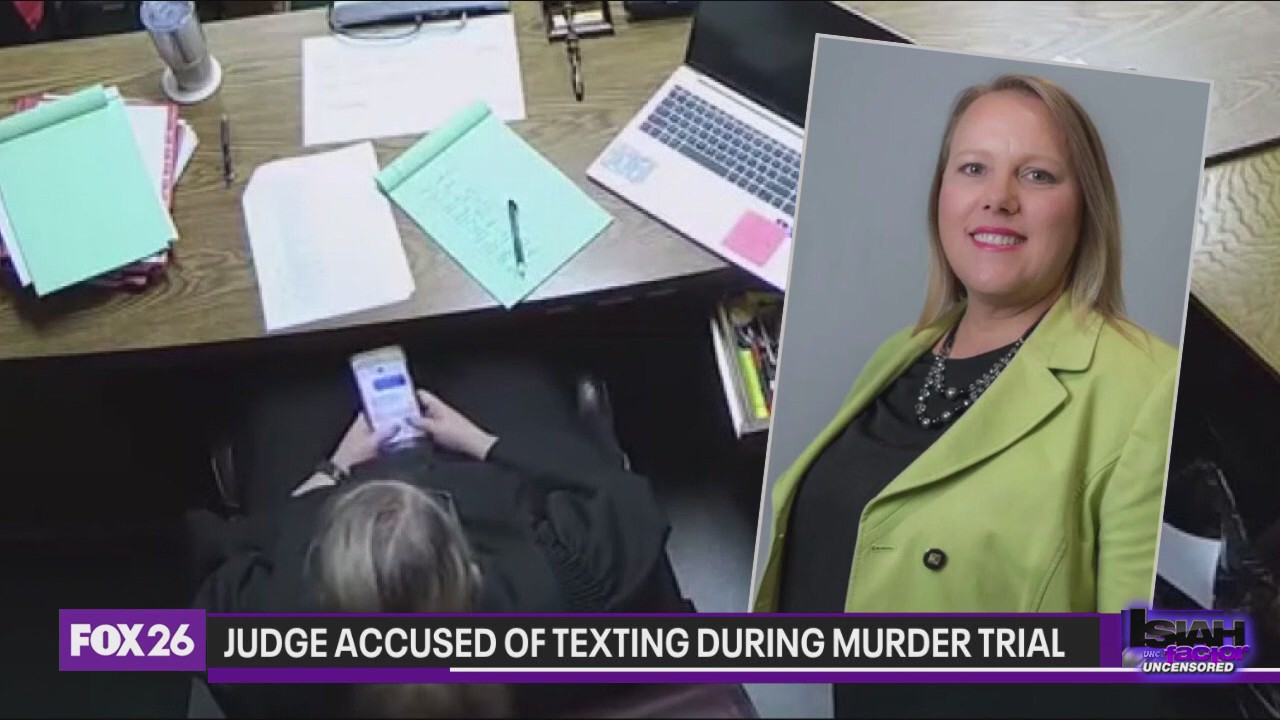 VIDEO: Oklahoma judge accused of texting during murder trial | FOX 26 ...