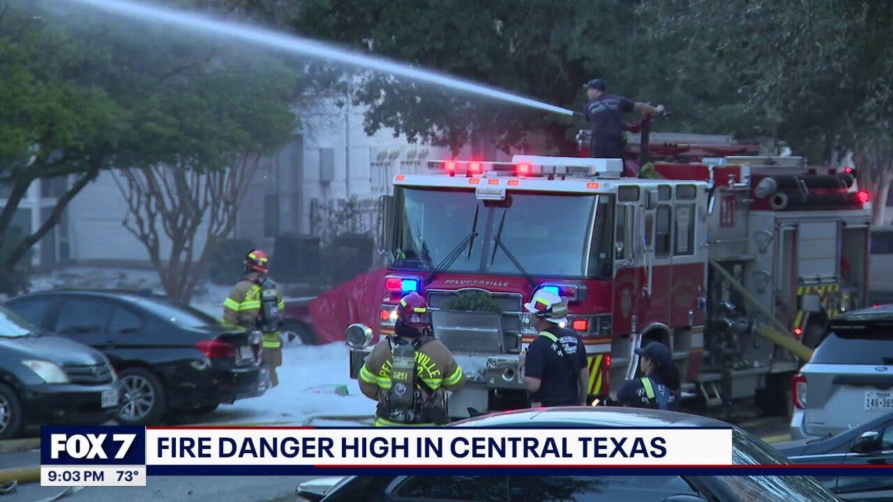 Fire danger rises in Central Texas due to warm winds | FOX 7 Austin