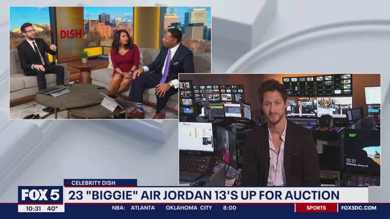 Notorious BIG Air Jordan 13's go up for auction | FOX 5 DC