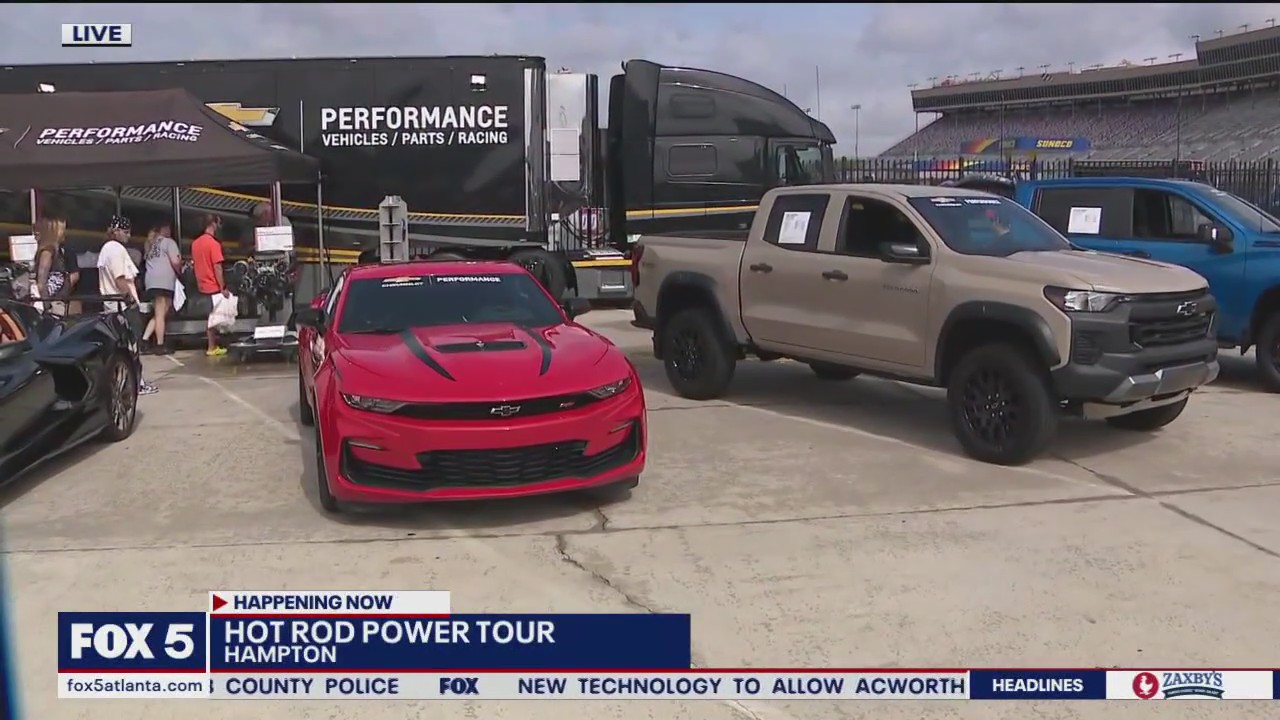 Hot Rod Power Tour revs up at AMS | FOX 5 Atlanta