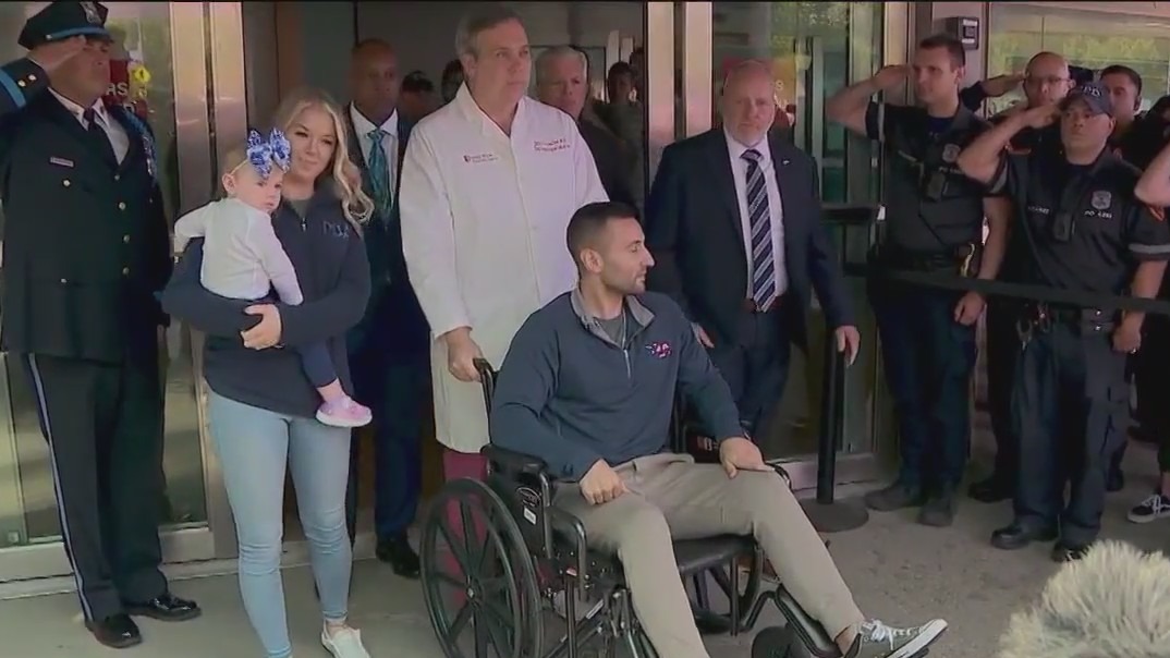 Long Island officer Michael Lafauci released from hospital | FOX 5 New York