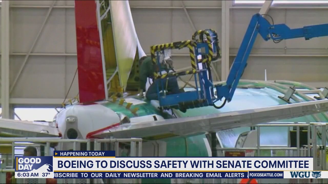 Boeing to discuss safety with senate committee | FOX 13 Seattle