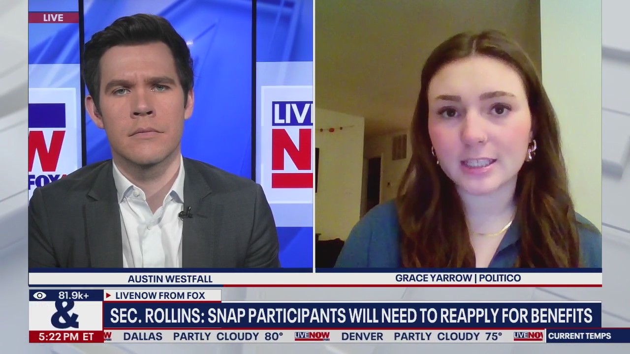 SNAP participants need to reapply, Sec. Rollins says | LiveNOW from FOX