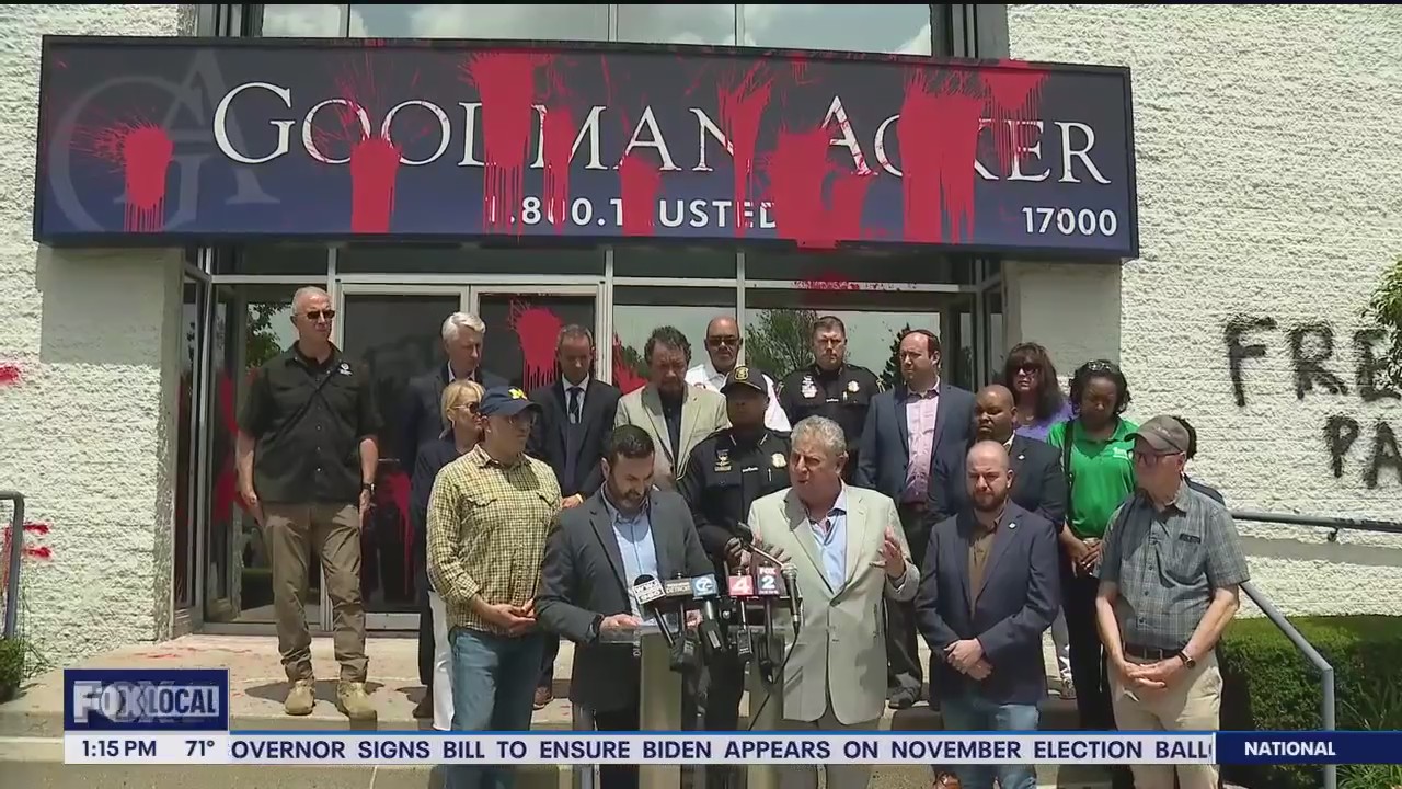 Goodman Acker targeted in 'antisemitic' vandalism | FOX 2 Detroit