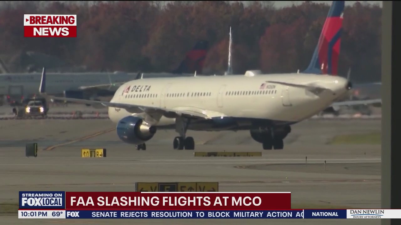 Flights canceled as FAA reduces flight traffic | FOX 35 Orlando