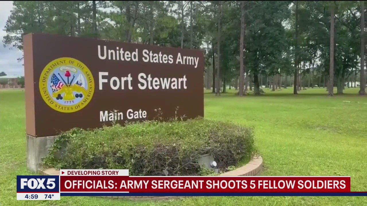 Army Sergeant shoots 5 fellow soldiers at Fort Stewart | FOX 5 New York