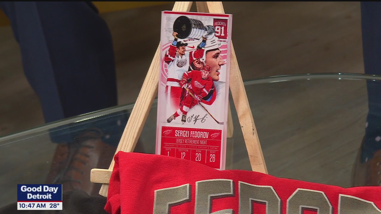 The Detroit Red Wings Are Retiring Sergei Fedorovs No 91 Jersey Fox