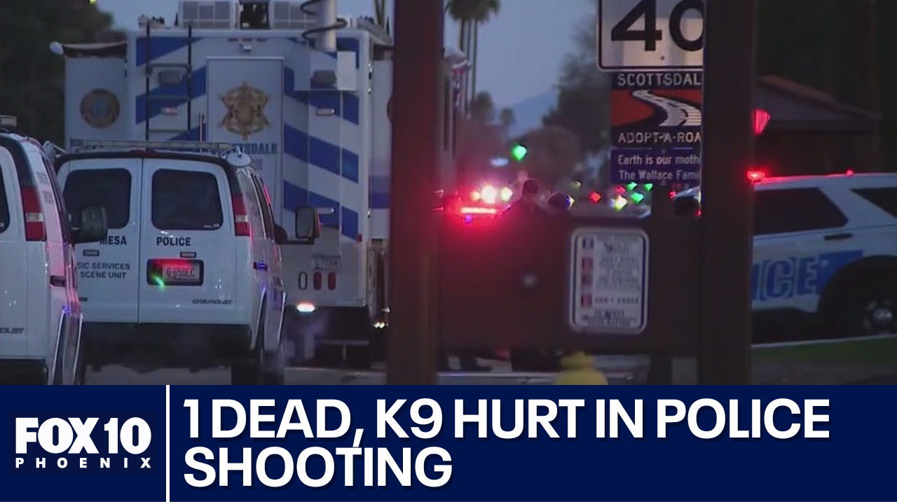Suspect dead, K9 hurt in Scottsdale Police shooting | FOX 10 Phoenix