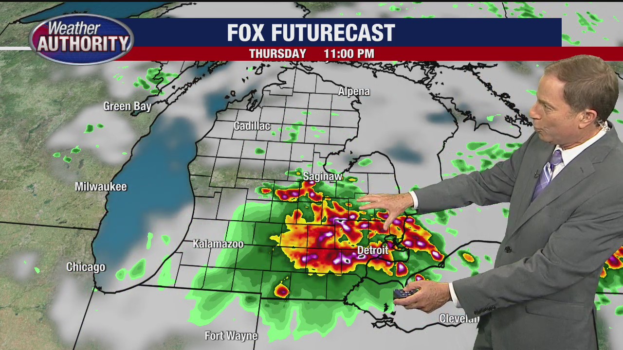 Active weather in the forecast with storms expected Thursday night ...