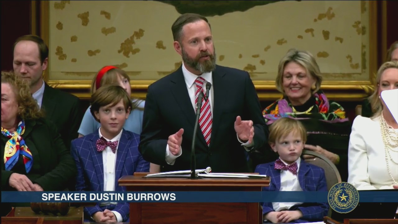 New Speaker Dustin Burrows addresses Texas House: FULL | FOX 4 Dallas ...