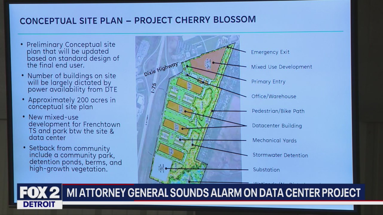 Pushback felt on DTE data center project in Saline | FOX 2 Detroit