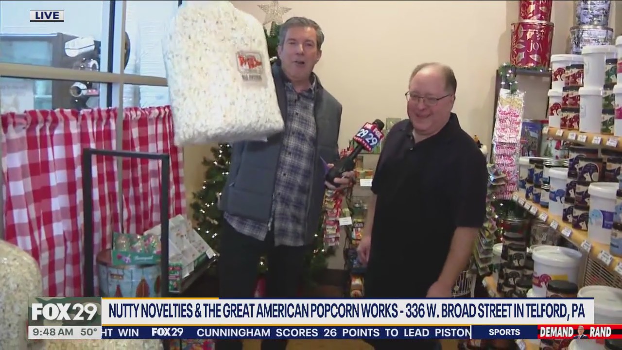 Nutty Novelties & The Great American Popcorn Works | FOX 29 Philadelphia