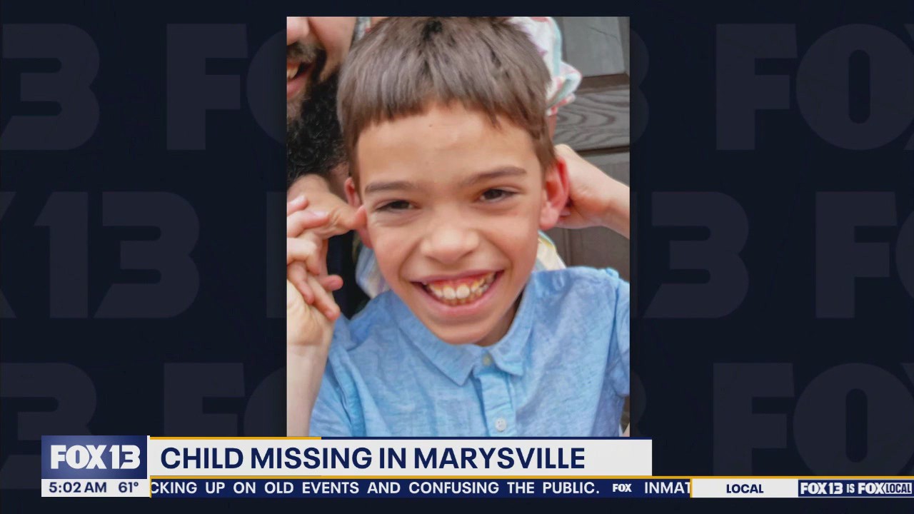 Child missing in Marysville, WA | FOX 13 Seattle