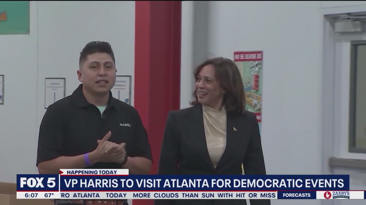 VP Harris to visiting Atlanta | FOX 5 Atlanta