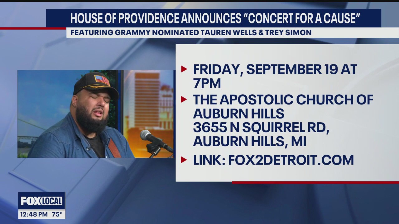 House of Providence Announces "Concert For A Cause" | FOX 2 Detroit