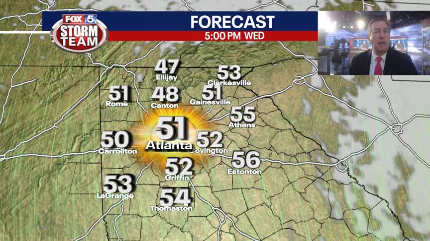 Tuesday Night Weather Update | FOX 5 Atlanta