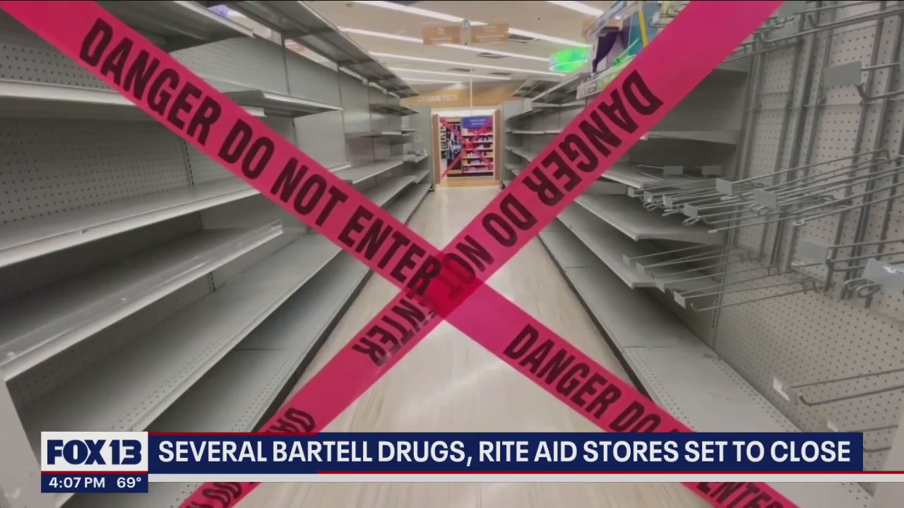Several Bartell Drugs, Rite Aid stores set to close | FOX 13 Seattle