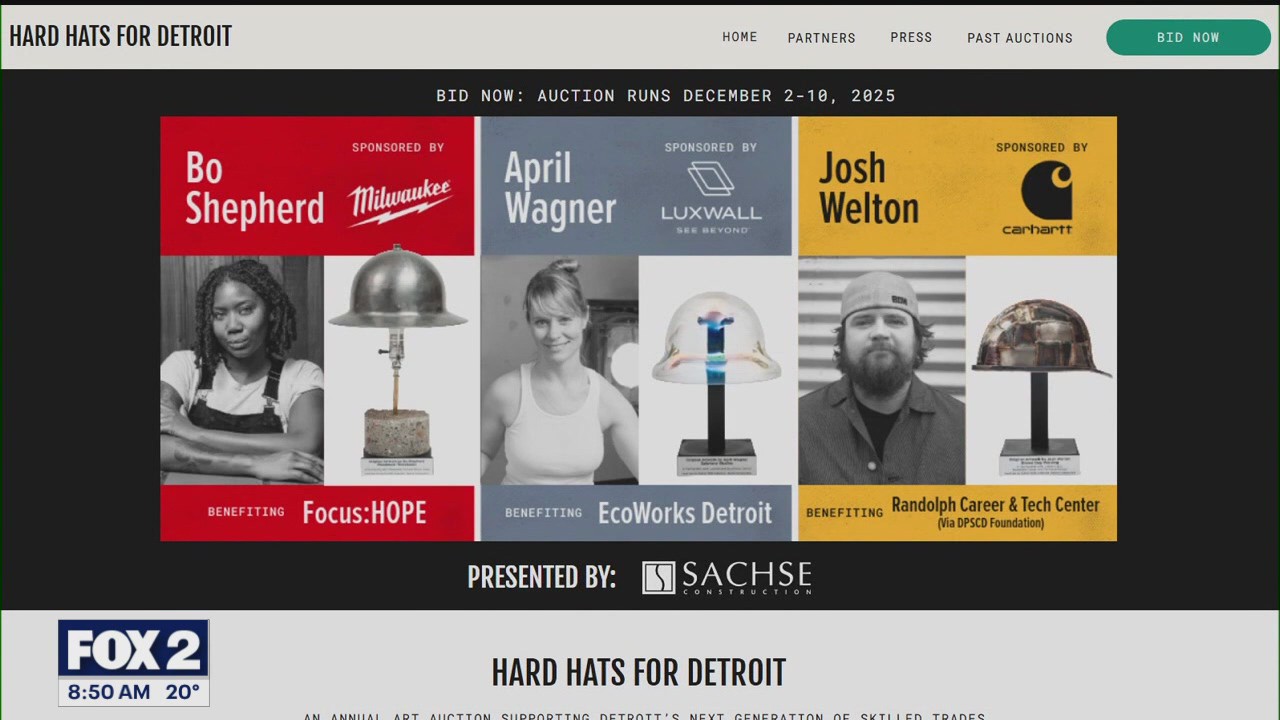 Hard Hats For Detroit uses art to build skilled workforce | FOX 2 Detroit
