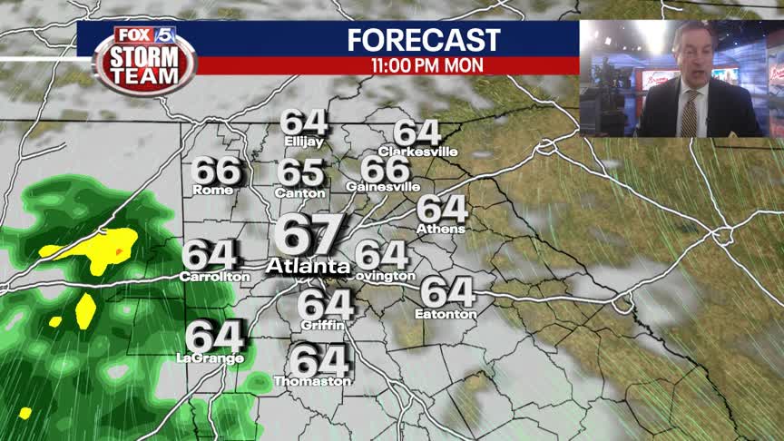 Monday Night Weather Update | FOX 5 Atlanta