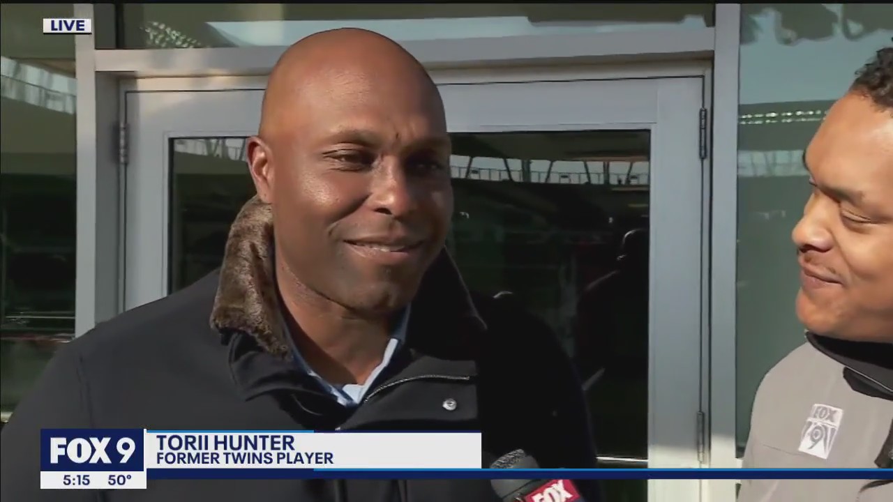 Torii Hunter talks with FOX 9 as Twin host home opener | FOX 9 ...