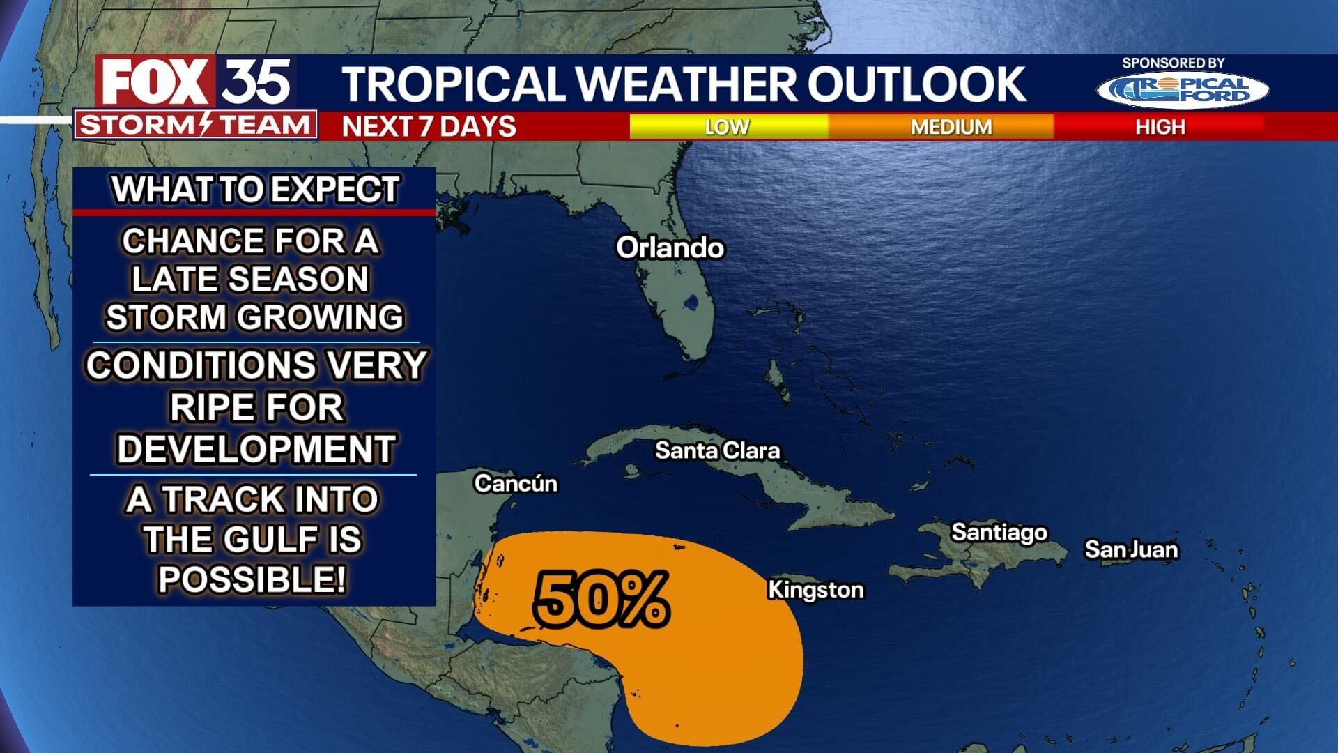 New tropical system could form in Caribbean Sea | FOX 35 Orlando