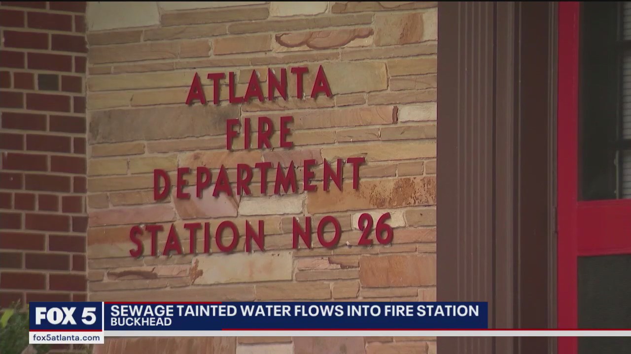 Sewage tainted water flows into fire station | FOX 5 Atlanta