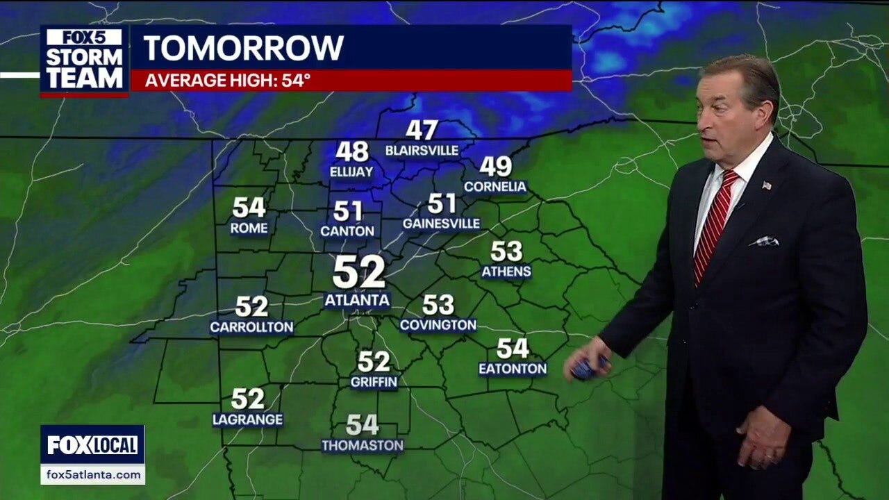 Tuesday night forecast | FOX 5 Atlanta