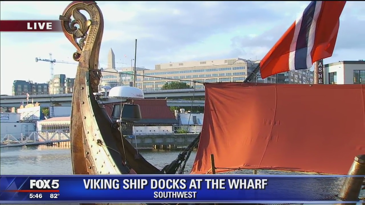 Viking ship docks at District Wharf | FOX 5 DC