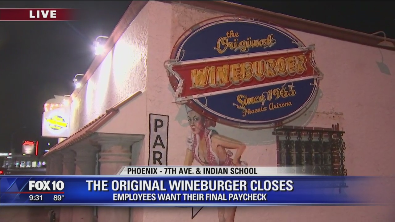 Employees at The Original Wineburger say they want their final paycheck ...